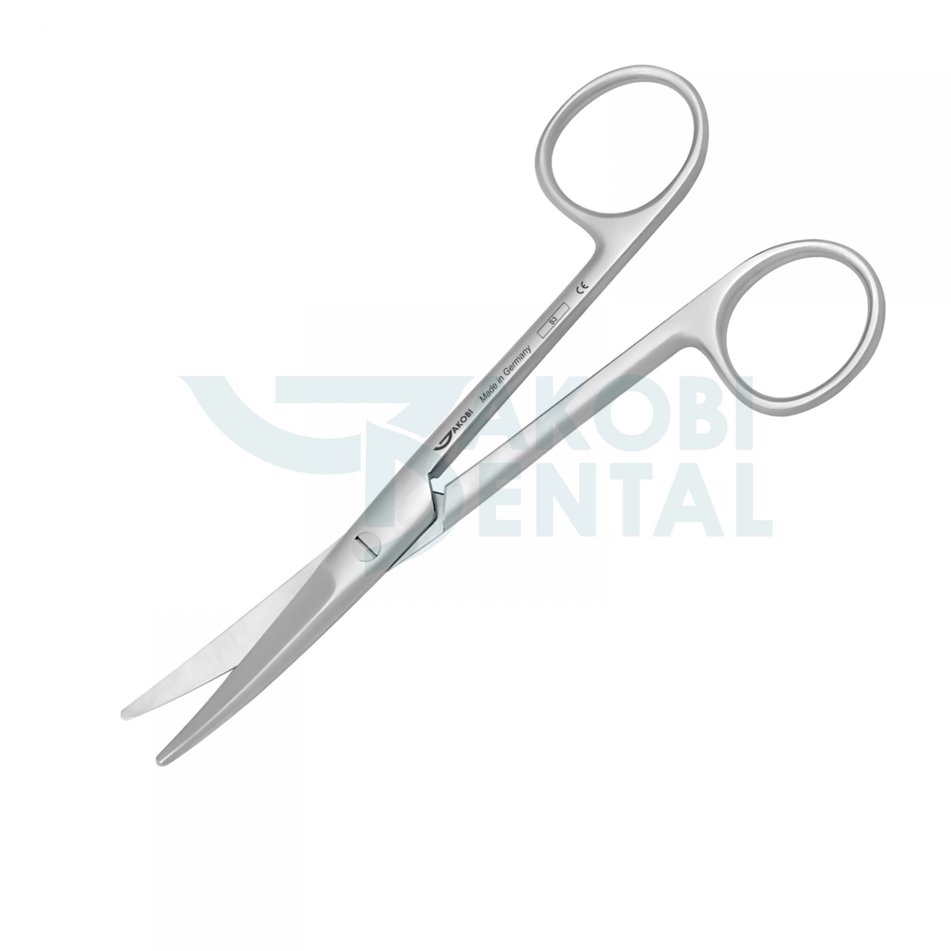 S3 - Scissors, surgical, rounded, curved, 145mm from webshop-JDGmbH